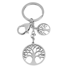 Akzent Schl&uuml;sselanh&auml;nger 'Life tree, silberfarbig, langlebig' Damen Gr&ouml;&szlig;e One Size silber