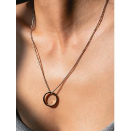 Divasya Kette 'Be here right now' Damen Gr&ouml;&szlig;e 60 / 65 cm silber
