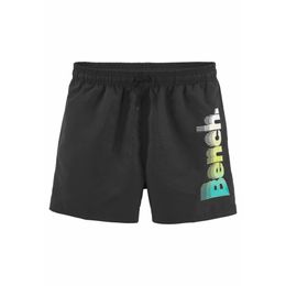 BENCH Badeshorts Herren Gr&ouml;&szlig;e XL gelb / petrol / schwarz / wei&szlig;