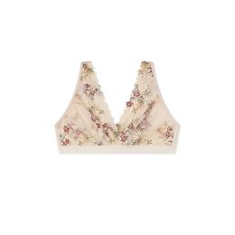 Intimissimi BH 'Pretty Flowers' Damen Gr&ouml;&szlig;e 80 sand / apricot / bordeaux