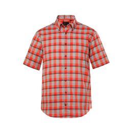 JP1880 Button Up Shirt male size 8XL Grey / Anthracite / Orange red