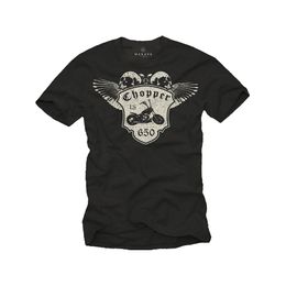Makaya Shirt 'Chopper LS 650' Herren Gr&ouml;&szlig;e 4XL schwarz