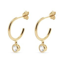 FAVS Ohrringe Damen Gr&ouml;&szlig;e One Size gold / transparent