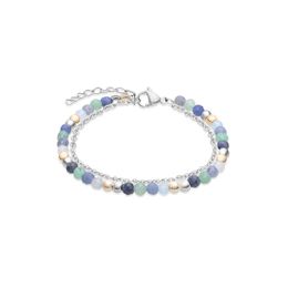 S.oliver Armband Damen Gr&ouml;&szlig;e One Size blau / hellgr&uuml;n / silber