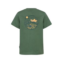 Vaude T-Shirt 'Lezza' Jungen Gr&ouml;&szlig;e 122/128 gelb / gr&uuml;n