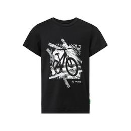 Vaude Funktionsshirt 'Lezza' Jungen Gr&ouml;&szlig;e 92 schwarz / wei&szlig;