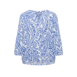 CECIL Blouse female size XXL Dark blue / mottled white