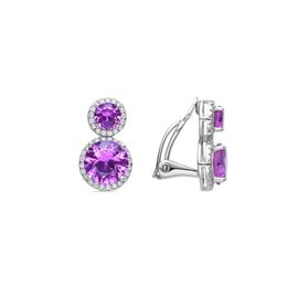 Luxenter Ohrringe 'Pruka' Damen Gr&ouml;&szlig;e One Size rosa / silber