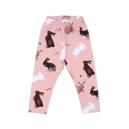 Walkiddy Leggings 'Happy Rabbits' girl size 86 Rose
