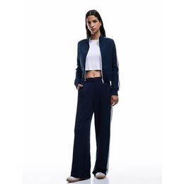 KOTON Sweatjacke Damen Gr&ouml;&szlig;e M navy / wei&szlig;