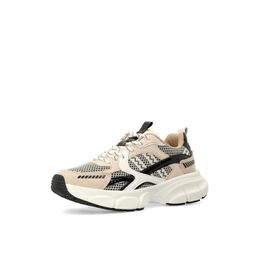 Manfield Sneaker Damen Gr&ouml;&szlig;e 41 beige / schwarz / wei&szlig; Sommerschuhe