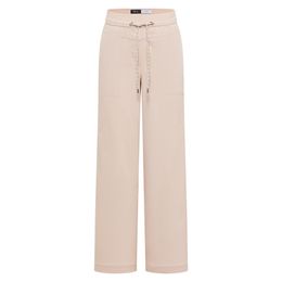 Cecil High Waist Wide Leg Hose im Loose Fit Damen Gr&ouml;&szlig;e 36 beige