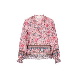 Gaya Bluse 'Fashion Look' Damen Gr&ouml;&szlig;e S cyanblau / umbra / pink / rosa