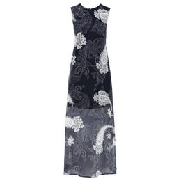 Bonprix Kleid Damen Gr&ouml;&szlig;e 46 marine / wei&szlig; Sommerkleid