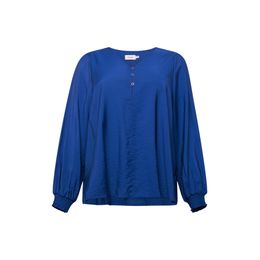 Fransa Curve Bluse 'NITA' Damen Gr&ouml;&szlig;e M/L royalblau