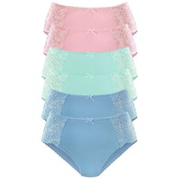 Petite Fleur By Lascana Slip Damen Gr&ouml;&szlig;e M himmelblau / mint / ros&eacute;