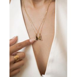 Hey Happiness Necklace 'Connected Friendship Butterfly' female size Onesize Gold