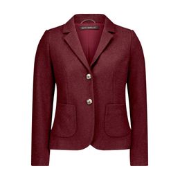 Betty Barclay Wollblazer mit aufgesetzten Taschen in Maroon Banner | Gr.: 38