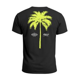 Neverless Shirt 'Palme' Herren Gr&ouml;&szlig;e XL schwarzmeliert