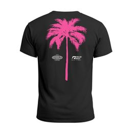 Neverless Shirt 'Palme' Herren Gr&ouml;&szlig;e L black denim