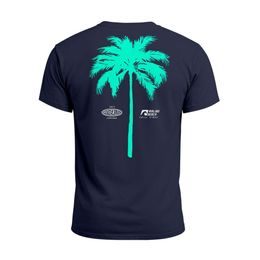 Neverless Shirt 'Palme' Herren Gr&ouml;&szlig;e M navy