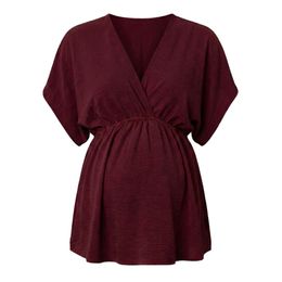 Lyn Mama Umstand Bluse Damen Gr&ouml;&szlig;e XL burgunder