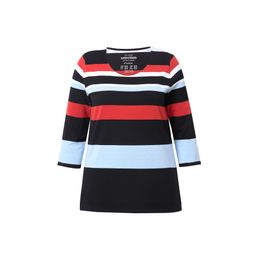 Ulla Popken Shirt female size M/L Pastel blue / Red / Black / White