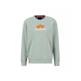 Alpha Industries Sweatshirt 'Basic Rubber' Herren Gr&ouml;&szlig;e XXL hellgr&uuml;n
