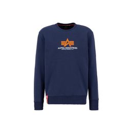 Alpha Industries Sweatshirt 'Basic Rubber' Herren Gr&ouml;&szlig;e XL navy