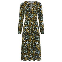 Tamaris Kleid Damen Gr&ouml;&szlig;e 34 t&uuml;rkis / oliv / dunkelgr&uuml;n / schwarz Sommerkleid