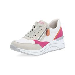 Remonte Sneaker Damen Gr&ouml;&szlig;e 40 grau / orange / pink / wei&szlig; Sommerschuhe