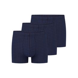 Schiesser Boxershorts 'Cotton Casual Cotton' Herren Gr&ouml;&szlig;e S dunkelblau