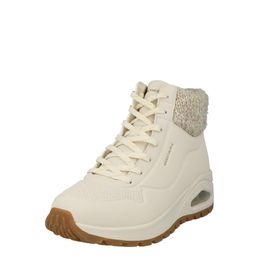 SKECHERS Lace-Up Ankle Boots female size 37.5 Wool white