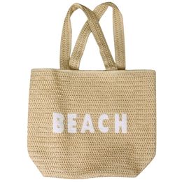 Capelli New York Strandtasche Damen Gr&ouml;&szlig;e One Size naturwei&szlig;