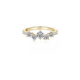 Rougemont Jewellery Armband 'Funkelnder Moissanit Diamant Ring mit Echtheitszertifikat' Damen Gr&ouml;&szlig;e 18 cm gold