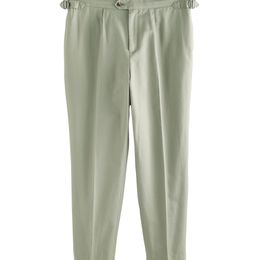 next Bundfaltenhose Herren Gr&ouml;&szlig;e 46 hellgr&uuml;n