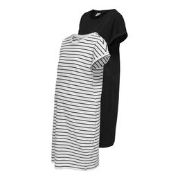 Only Maternity Umstand Kleid 'OLMBloom' Damen Gr&ouml;&szlig;e 42 schwarz / wei&szlig; Sommerkleid