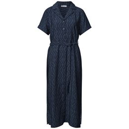 Street One Kleid Damen Gr&ouml;&szlig;e 34 nachtblau / blaumeliert Sommerkleid