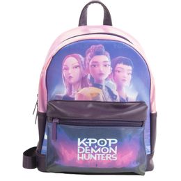 K-Pop Demon Hunters - "Huntrix" Rucksack, modern (Violett/Wei&szlig;)