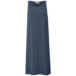 Street One Knielanges Kleid mit Schnallendetail Damen Gr&ouml;&szlig;e 40 dunkelblau Sommerkleid