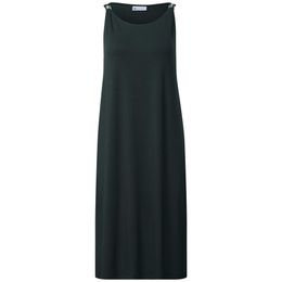 Street One Knielanges Kleid mit Schnallendetail Damen Gr&ouml;&szlig;e 46 dunkelgr&uuml;n Sommerkleid
