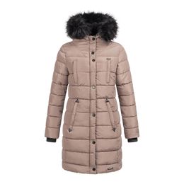 NAVAHOO Winter Coat female size S Taupe / Anthracite