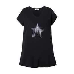 Angel of Style Shirt Damen Gr&ouml;&szlig;e 4XL grau / schwarz