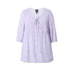 Ulla Popken Bluse Damen Gr&ouml;&szlig;e L/XL lavendel