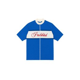 Prohibited Knit Cardigan 'Sunday Ride' female size L Blue / Red / White