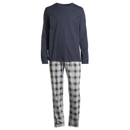 Schiesser Pyjama lang 'Night & Home' Herren Gr&ouml;&szlig;e S graumeliert
