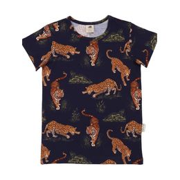Walkiddy Shirt 'Walkiddy - Tigers and Leopards T-Shirt' Jungen Gr&ouml;&szlig;e 86 navy