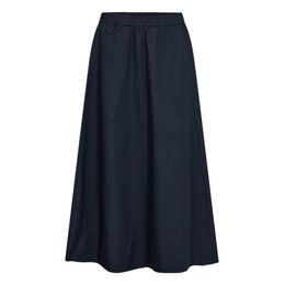 N&uuml;mph N&Uuml;MPH Maxirock 'NUJUMA COTTON SKIRT ' Damen Gr&ouml;&szlig;e 44 dunkelblau