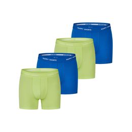 Happy Shorts Boxershorts Herren Gr&ouml;&szlig;e XL kobaltblau / neongr&uuml;n
