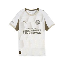 Puma Sportshirt 'PSV Eindhoven 25/26' Jungen Gr&ouml;&szlig;e 128 beige / gr&uuml;n / wei&szlig;